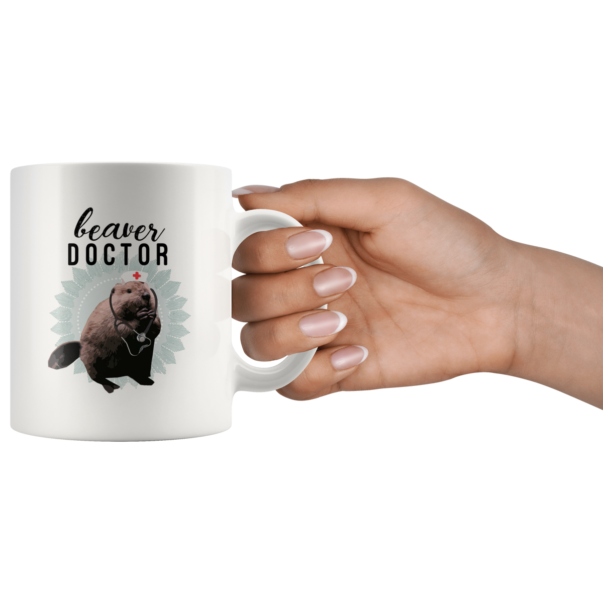 Beaver Doctor OBGYN Meme Coffee Mug | Meme Cuisine